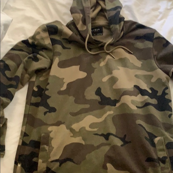 PacSun | Sweaters | New Camo Hoodie With Zippers On Sides | Poshmark